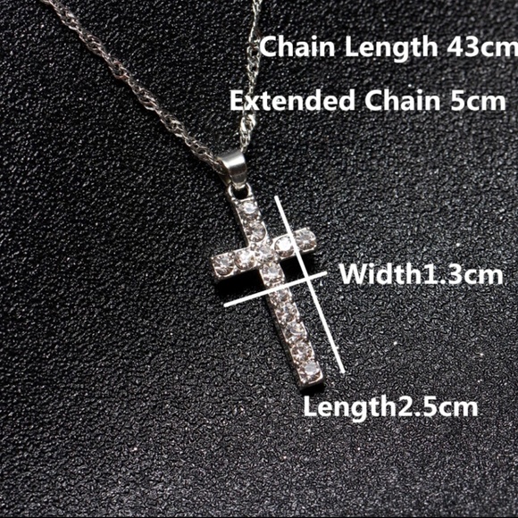 silver cross Pendant necklace | Jewelry | Silver Simple Cross Pendant ...